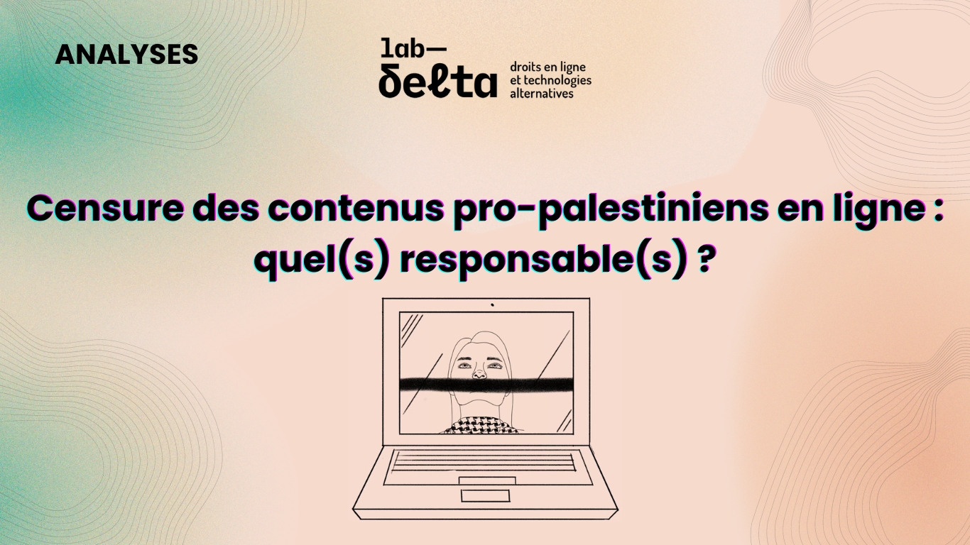 Censure des contenus pro-palestiniens en ligne : quel(s) responsable(s ...